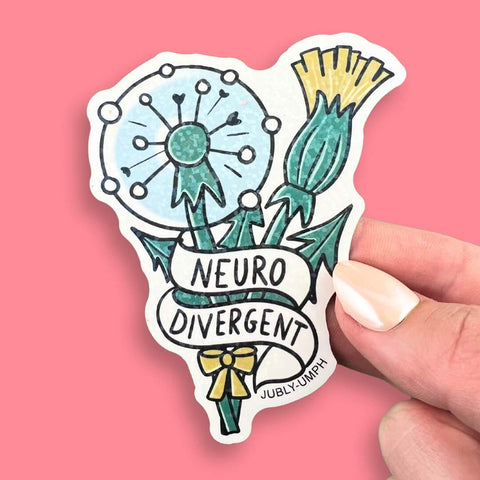 Neurodivergent Sticker – Jubly-Umph Originals