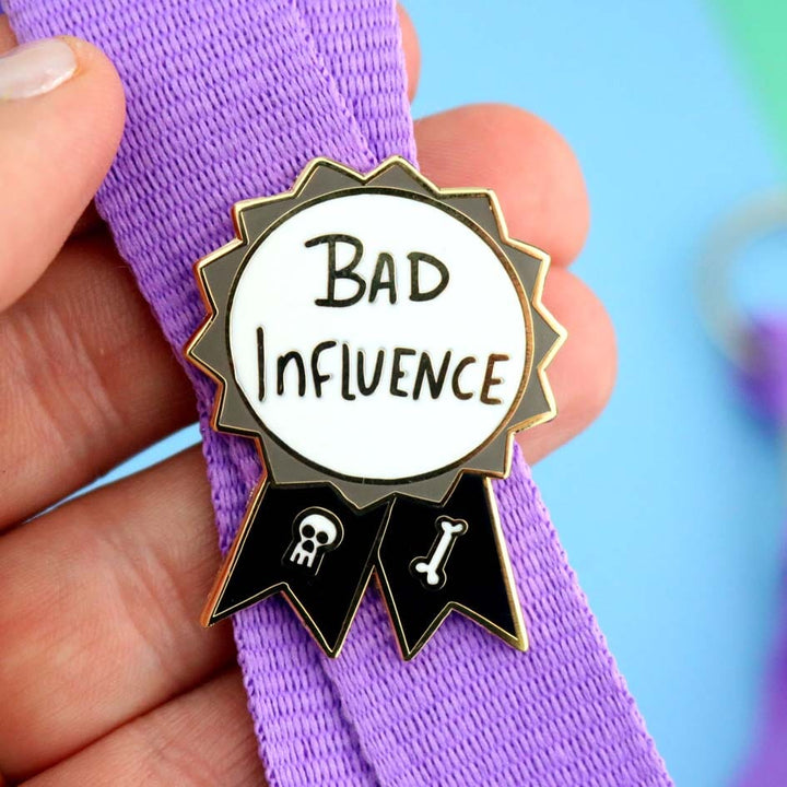 Bad Influence Award Lapel Pin – Jubly-Umph Originals